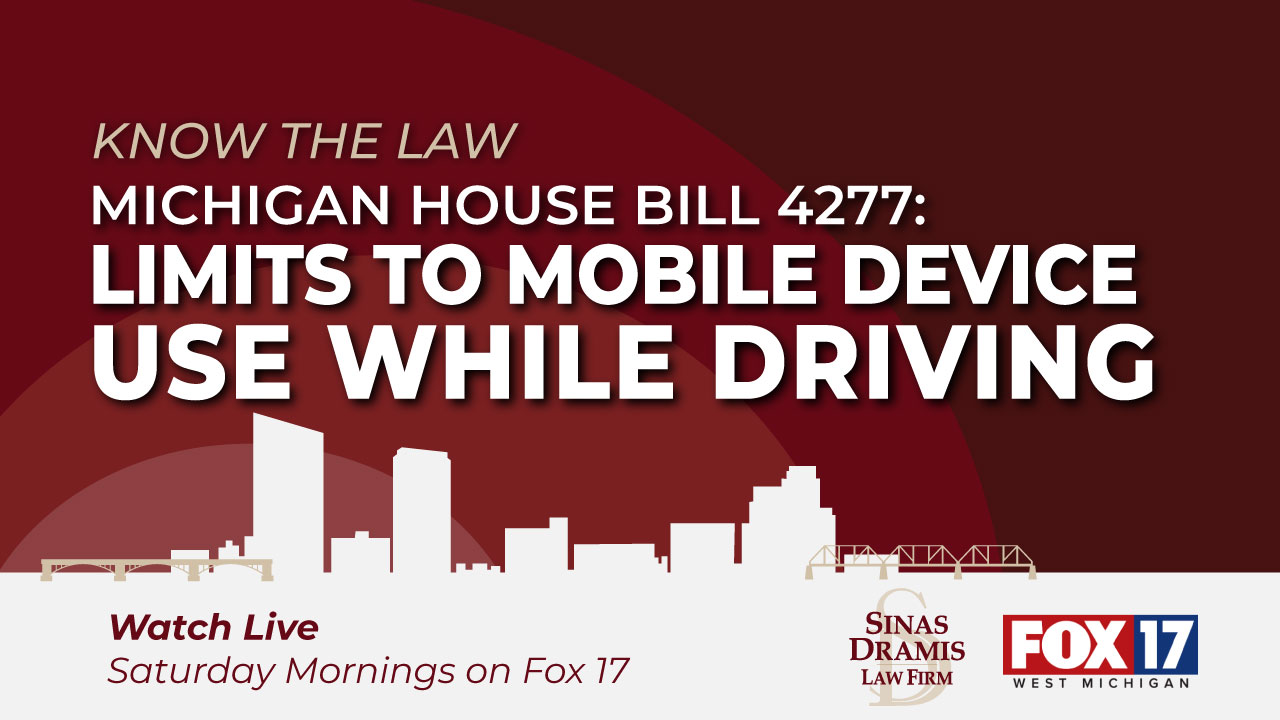 Distracted Driving Michigan - 2019 Bill Proposals Explained