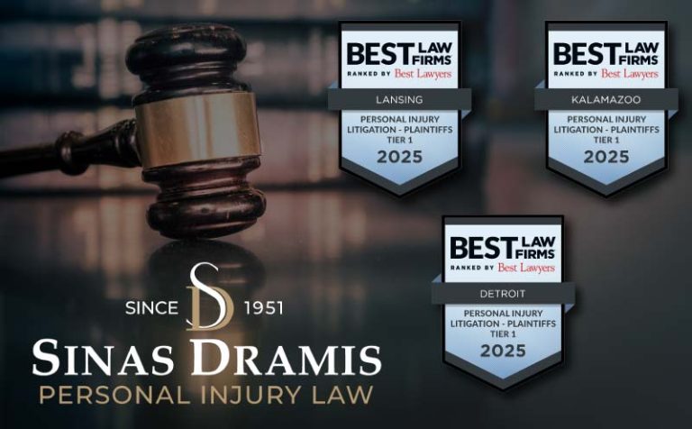 Sinas Dramis: Advocates for the Injured Earn Best Law Firm Honors in ...